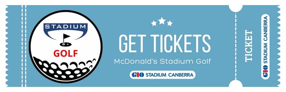 McDonald’s Stadium Golf Bookings – GIO Stadium Canberra